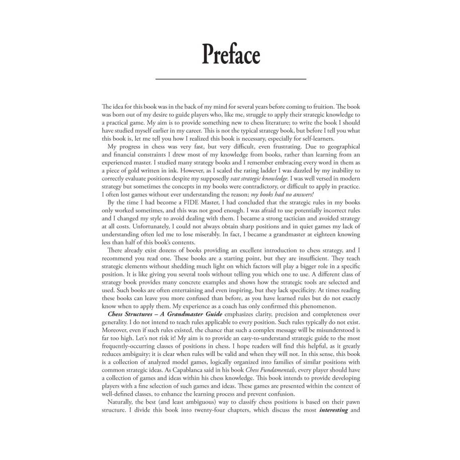 Mauricio Flores Rios "Chess Structures - A Grandmaster Guide" (K-3665)