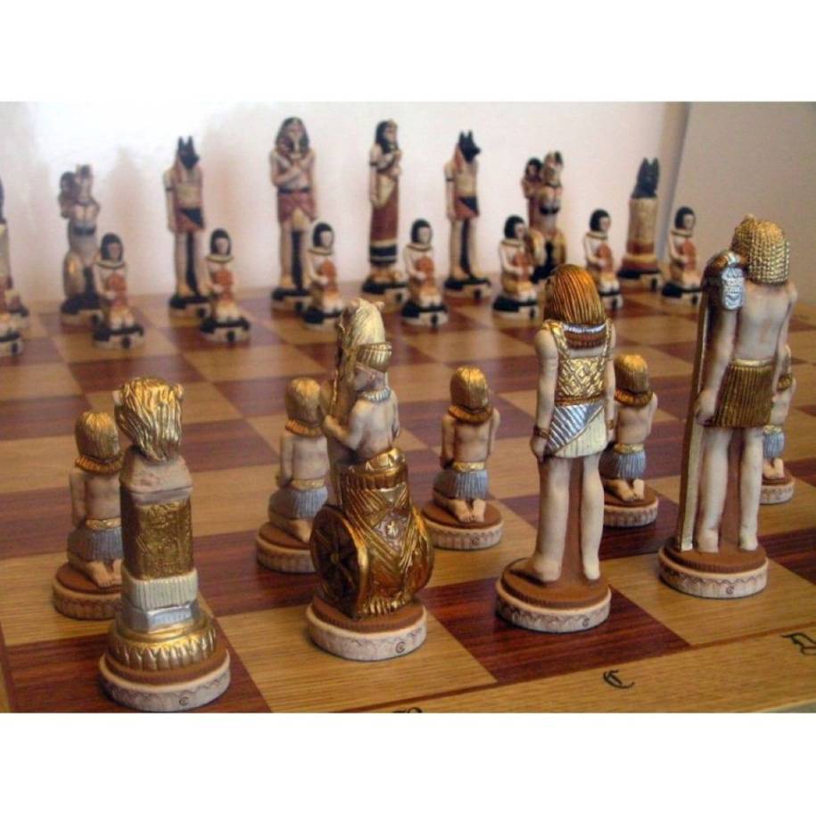 Egypt Groundstone Chess - BIG CHESS SET (S-157)