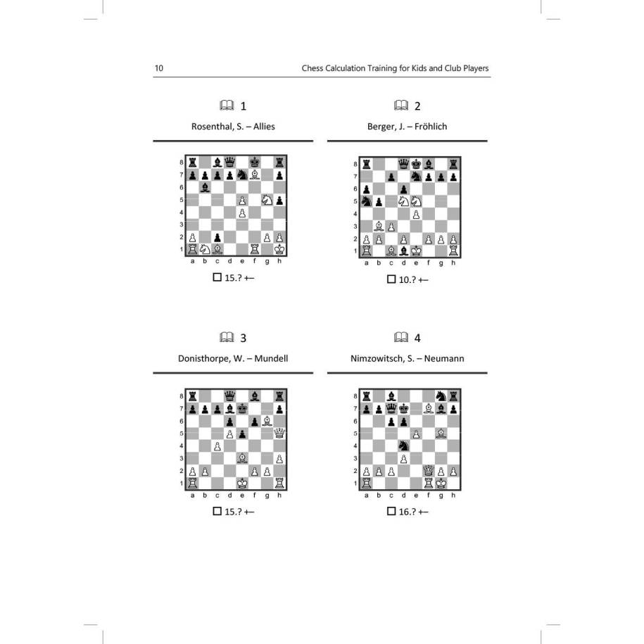 Chess Calculation Training for Kids and Club Players - Level 1: Checkmating - Romain Edouard (K ...