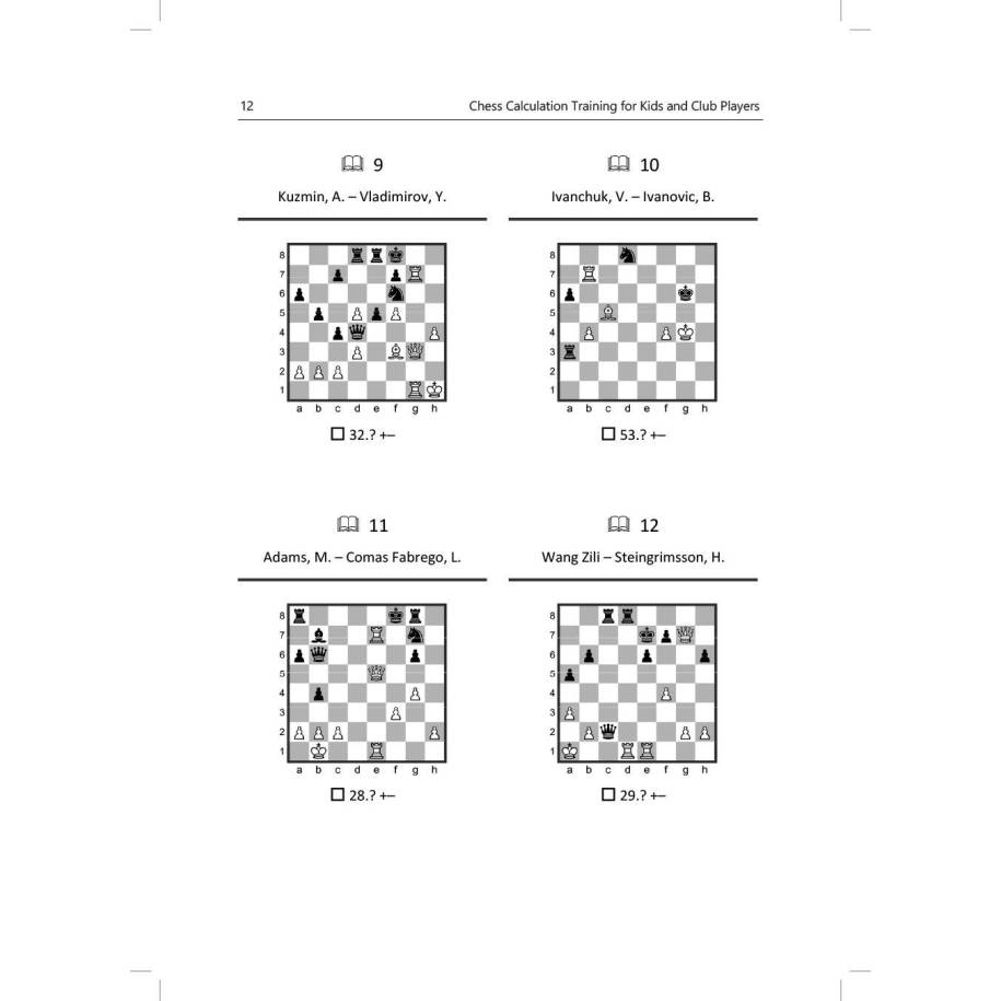 Chess Calculation Training for Kids and Club Players - Level 1 ...