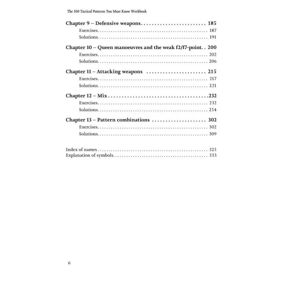 The 100 Tactical Patterns You Must Know Workbook - Frank Erwich (K-6391)