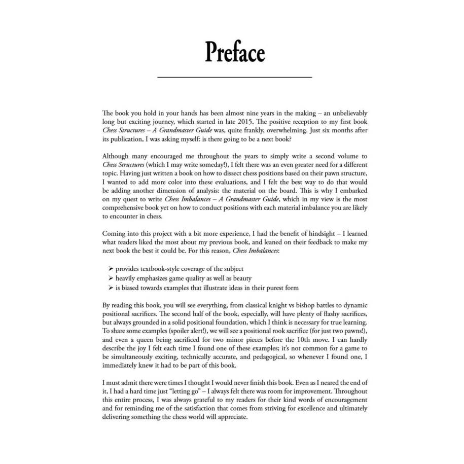 Chess Imbalances. Grandmaster Guide - Mauricio Flores Rios (K-6449)